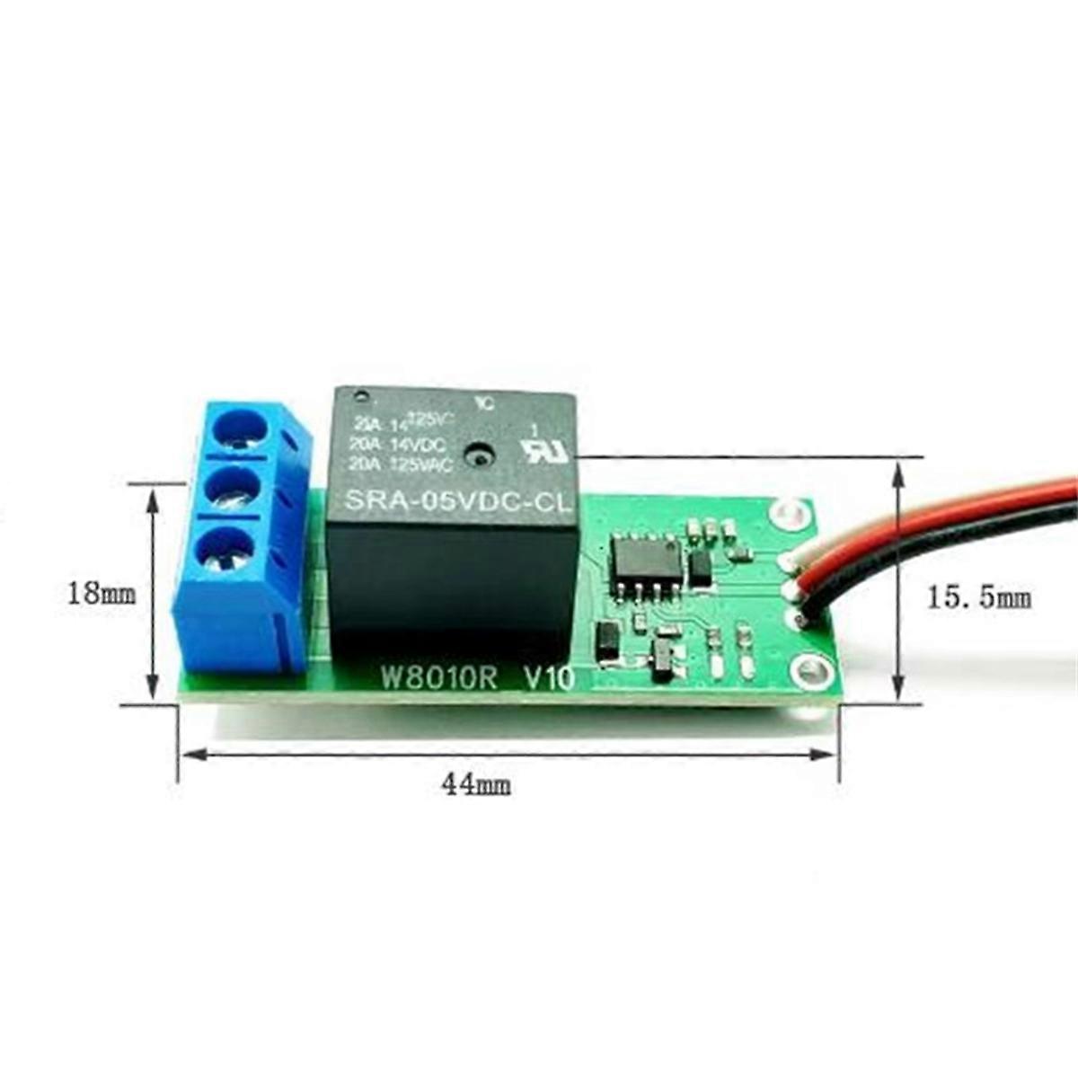 DC5-12V PWM Power Controller Remote Control Relay Model Remote Switch Airplane Model Lamp PWM ...