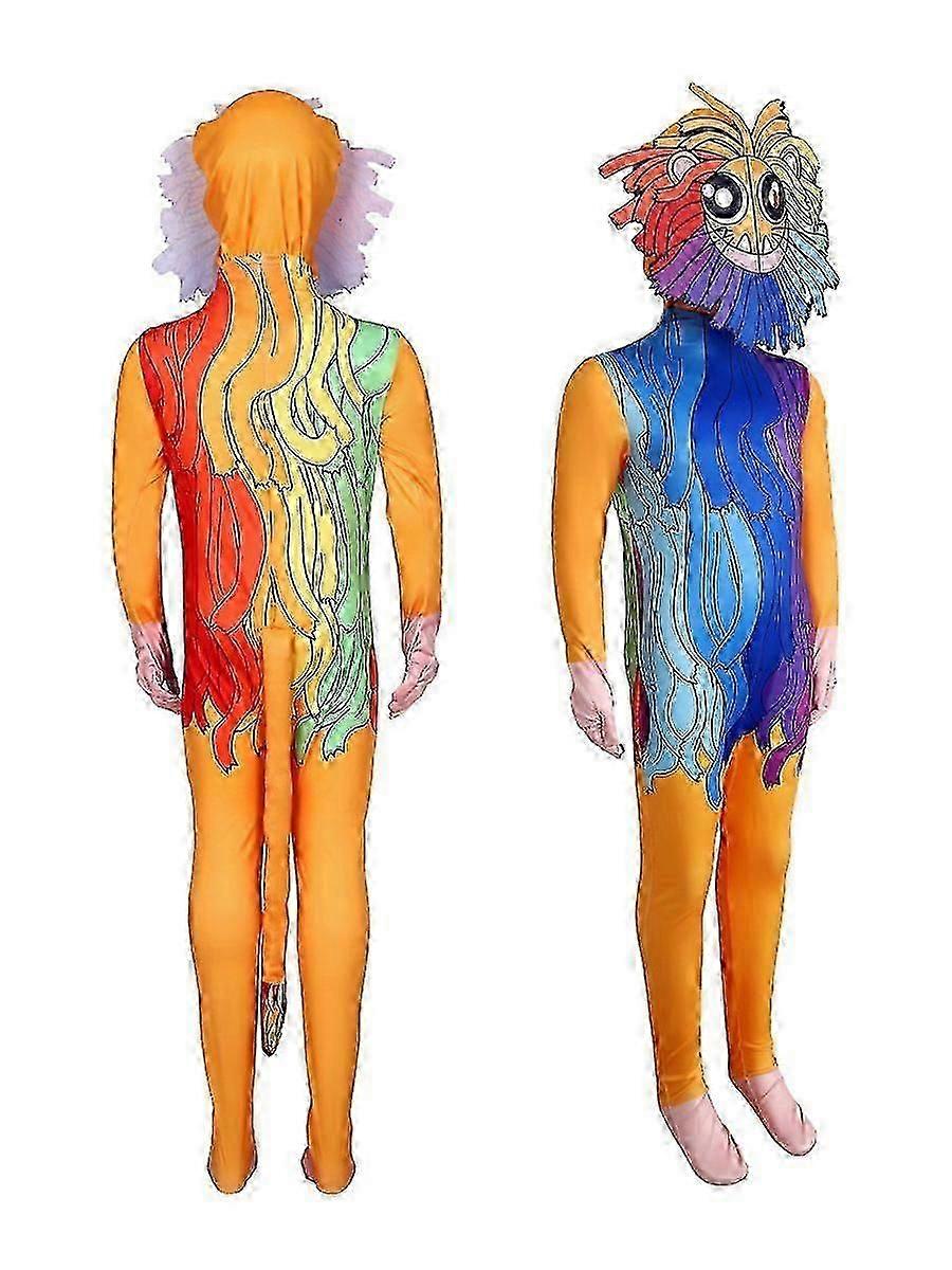 Kids Adult Poppy Playtime 4 Yarnaby Cosplay Costume Jumpsuit Party ...