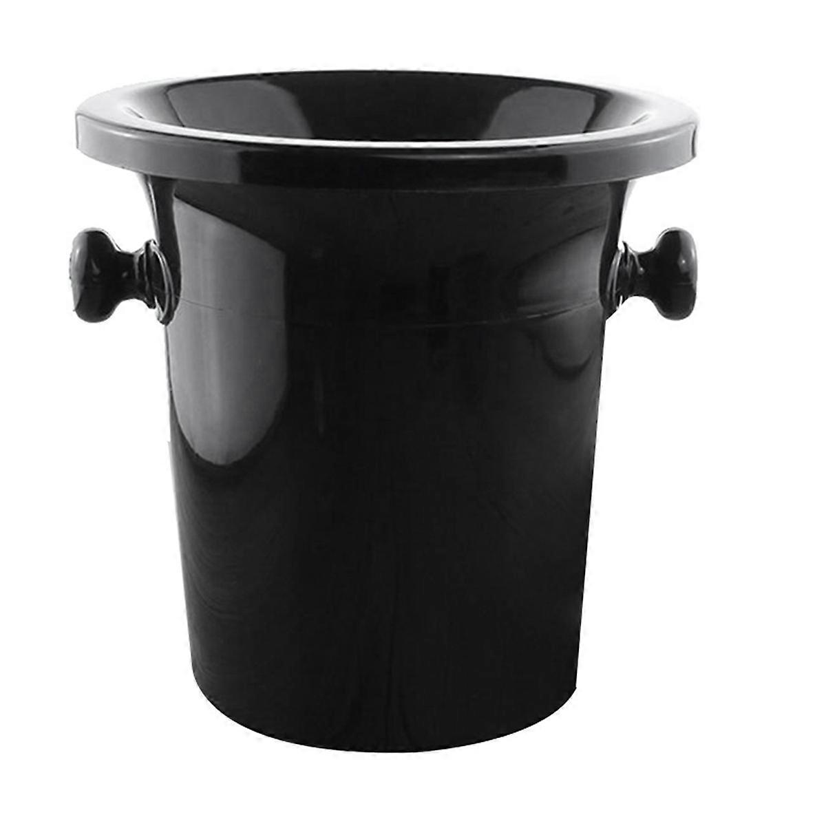 Wine Dump Black Plastic Wine Spittoon - Standard Size with Black ...