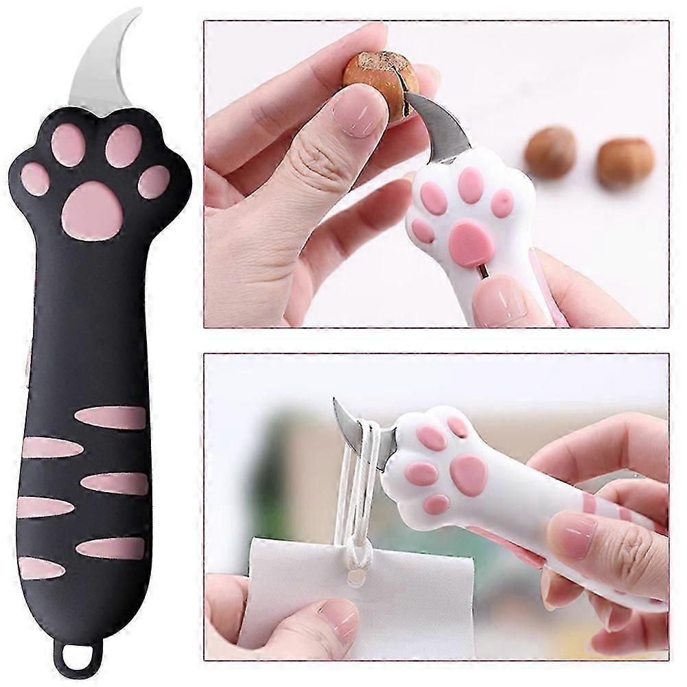 Cute Retractable Box Cutters Cat Paw Shaped Mini Utility Knives for ...