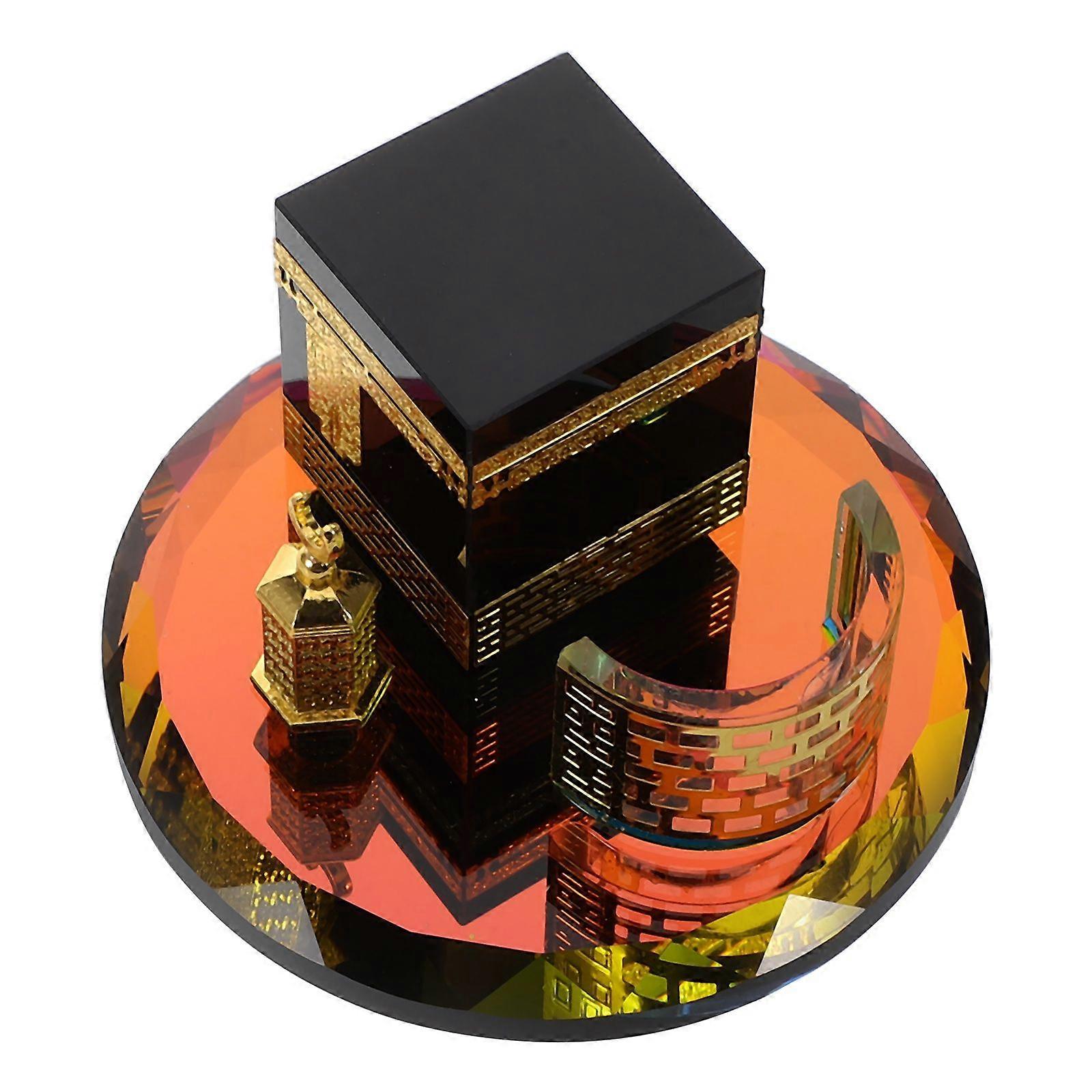Mini Crystal Kaaba Model Islamic Architecture Handicraft Home Decor ...