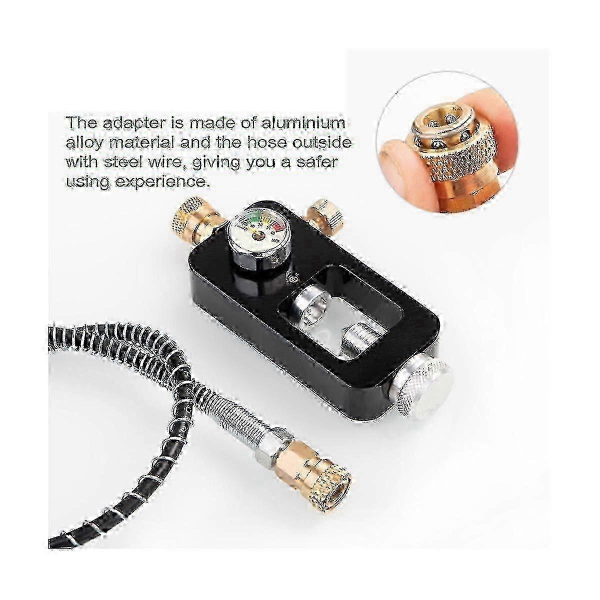 Scuba Tank Refill Adapter Kit - High-Pressure Oxygen Cylinder Adapter ...