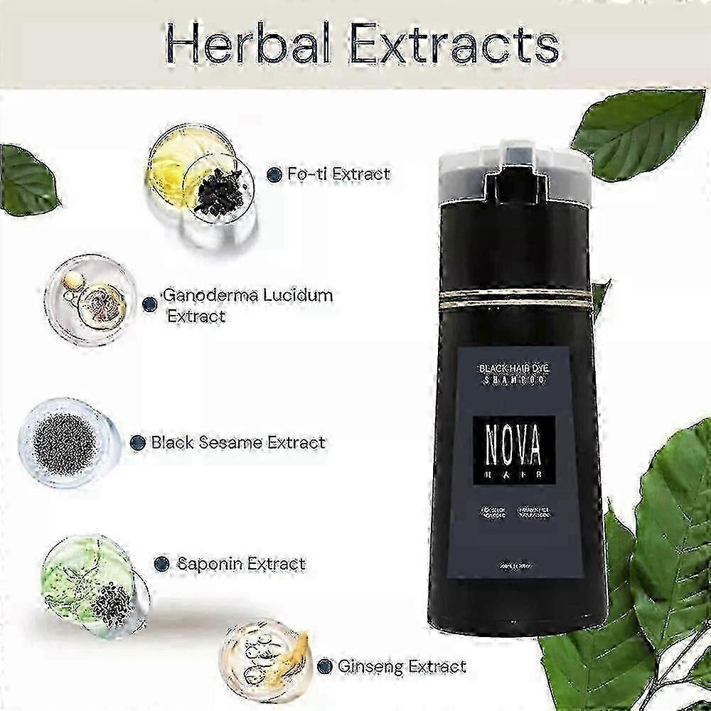 Nova Hair Dye Shampoo, Nova Hair Instant Dye Shampoo,Hair Color Shampoo ...