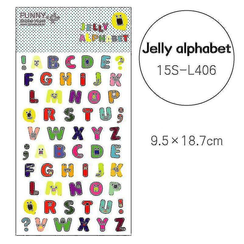 Abc Gel Window Clings Alphabet And Letters Thick Gel Clings Reusable ...