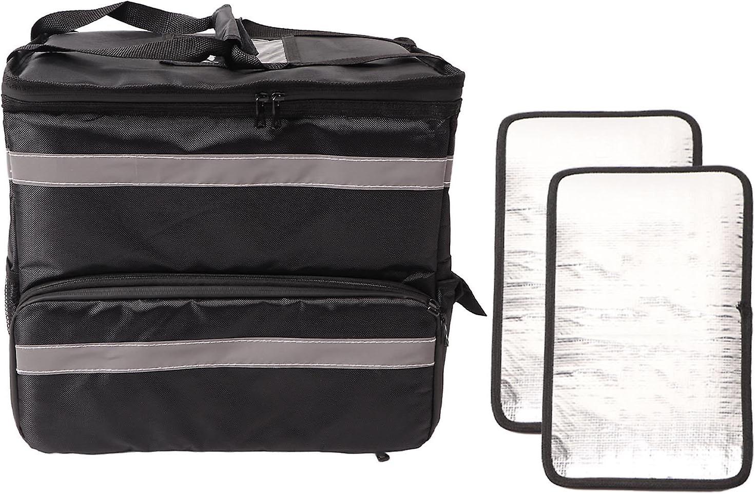 Insulated Food Delivery Backpack, Expandable Pizza Delivery Bags 50L ...