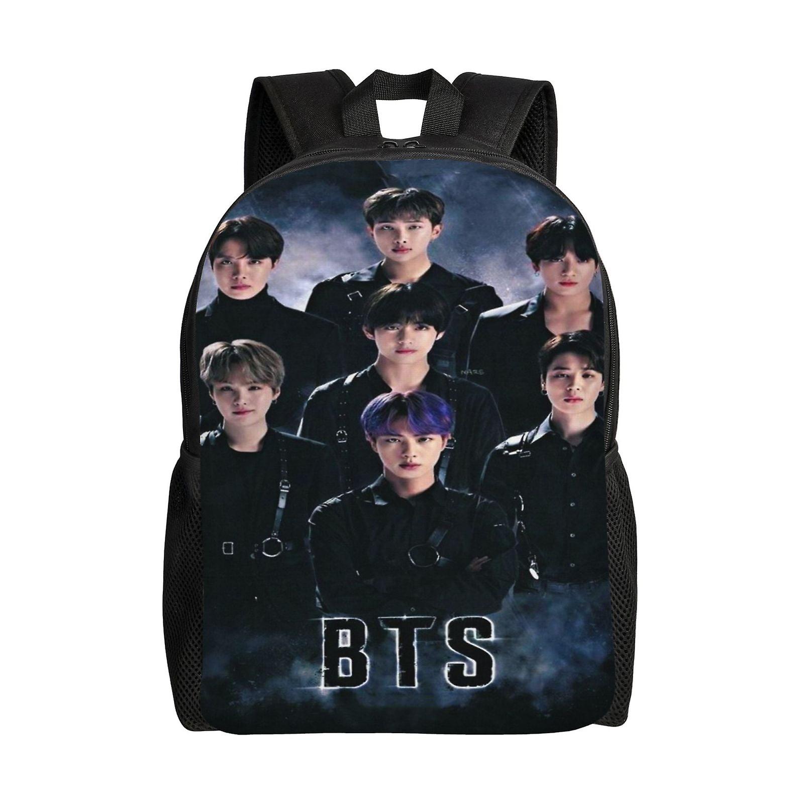 Kids K-Pop BTS Backpack 3D Print Cartoon Anime Backpacks Teenagers ...