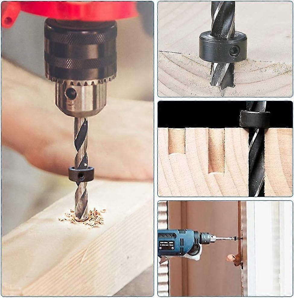 Drilling Depth Ring Depth Stop Drill Stop Rings Woodworking Locator ...