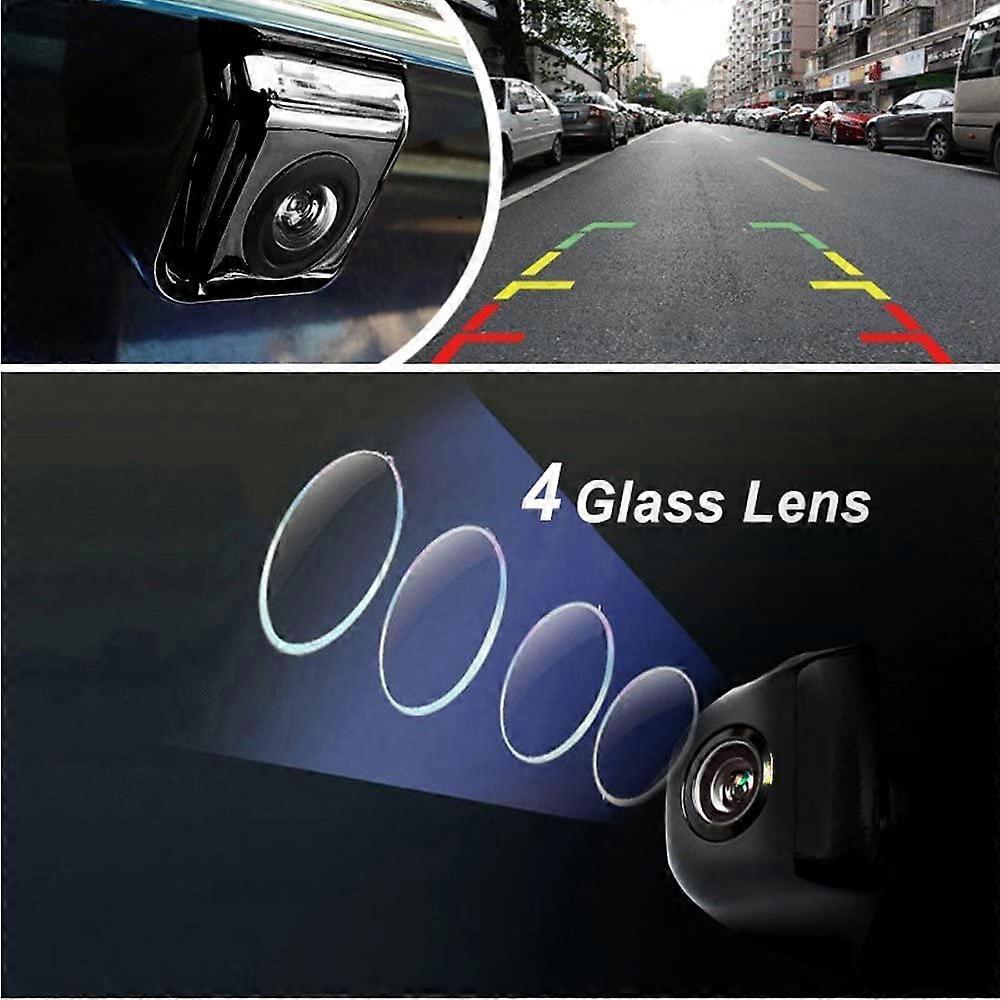 Car Backup Camera with Dynamic Trajectory Guide Line, HD Rear View ...
