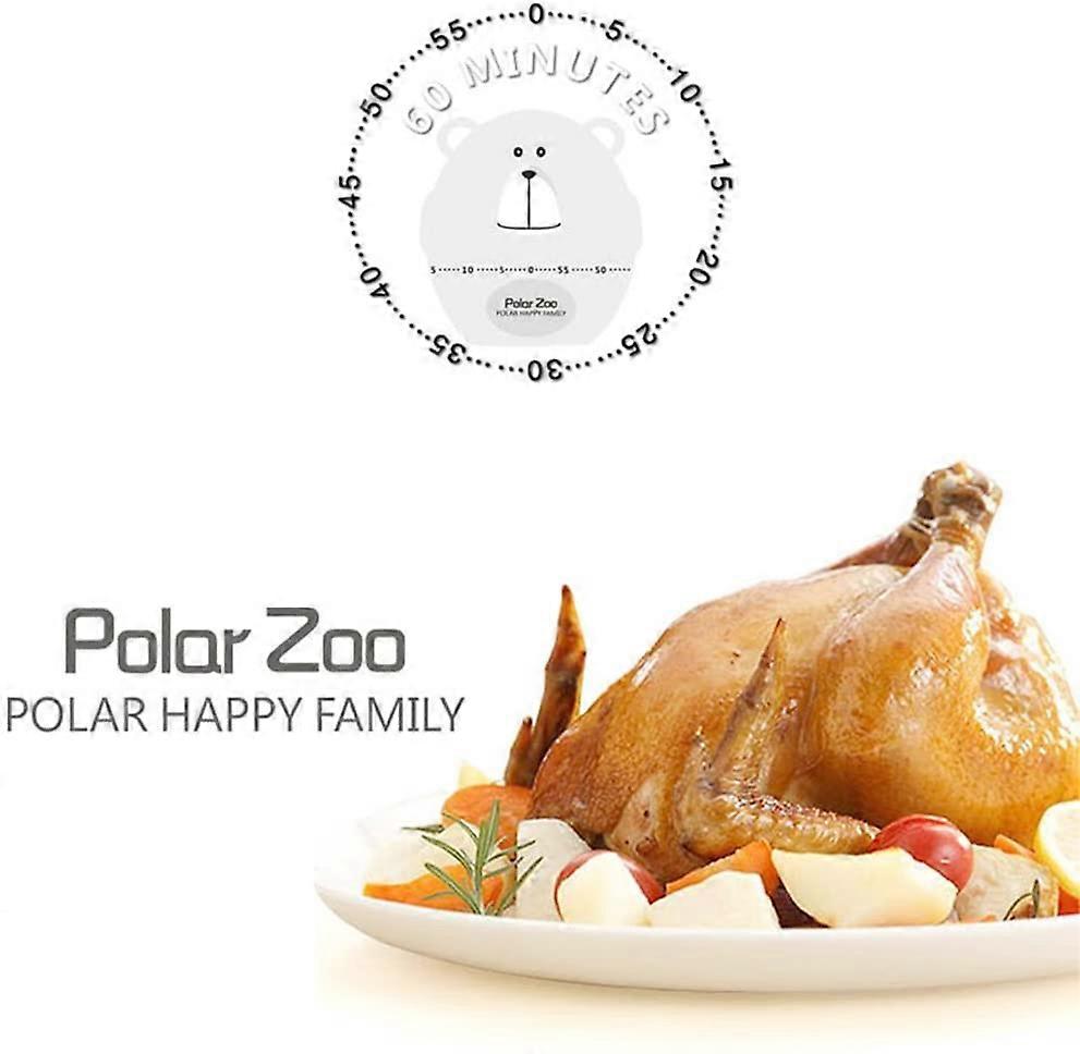 Wekity Cute Cartoon Cow or Bear Timers 60 Minutes Mechanical Kitchen ...