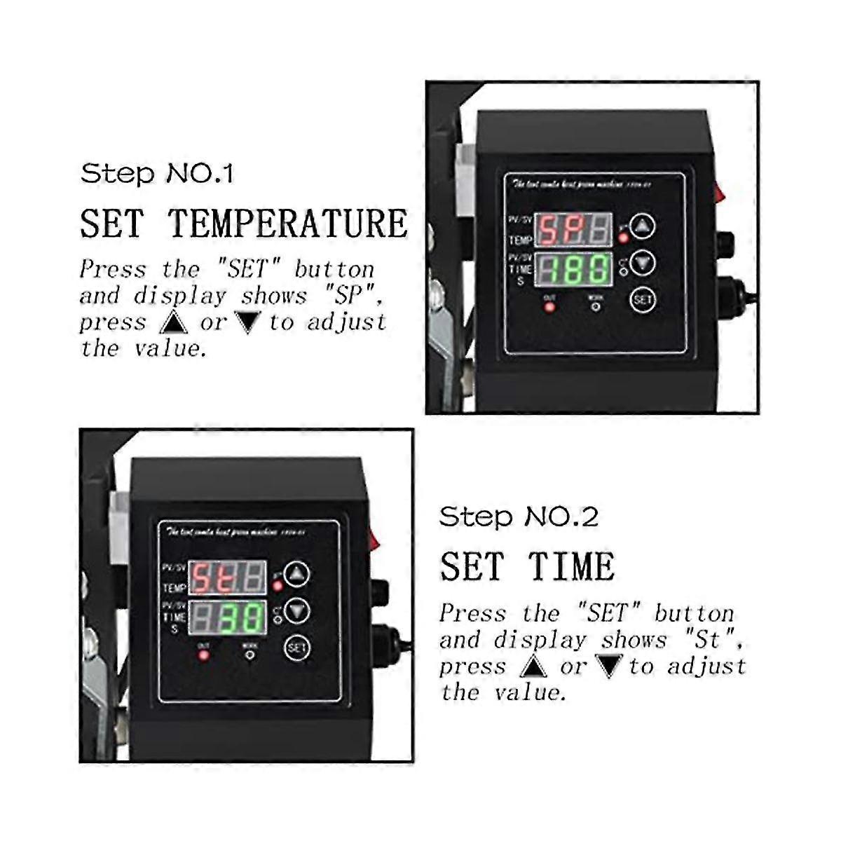 Heat Press Control Box Replacement Digital Panel Accessory Machine ...