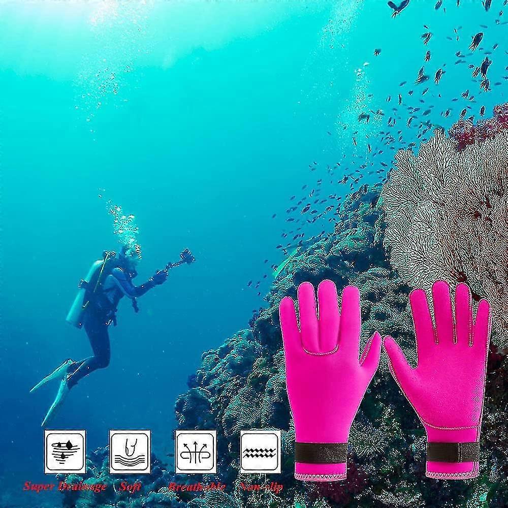 Wetsuit Gloves 3mm Neoprene Diving Gloves Women's Kids Warm Anti-slip Scuba Diving Gloves ...