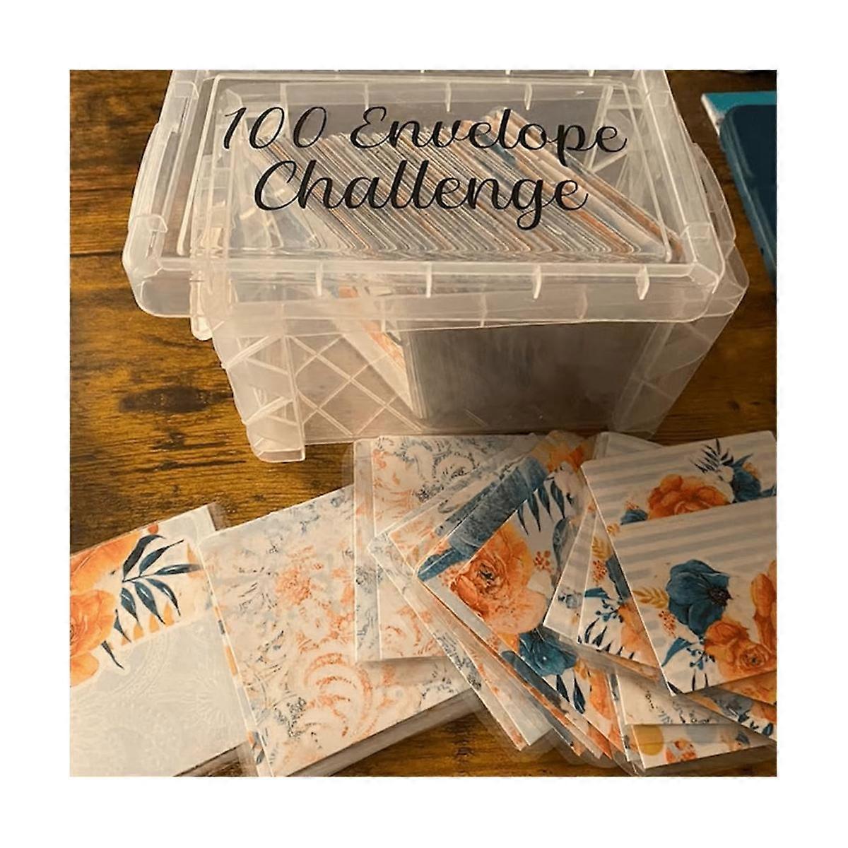 100 Envelope Challenge Box Set Easy and Fun Way to Save 10,000, 100 ...