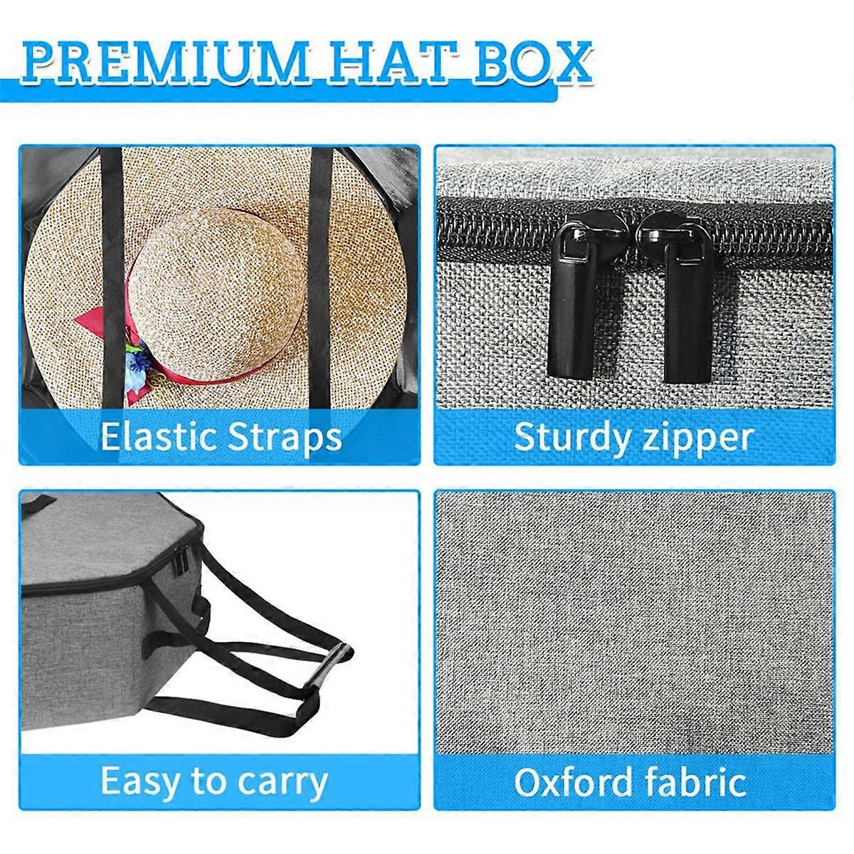 Hat Organizer Bag Hat Organizer Case for Bucket Hats Cowboy Hats ...