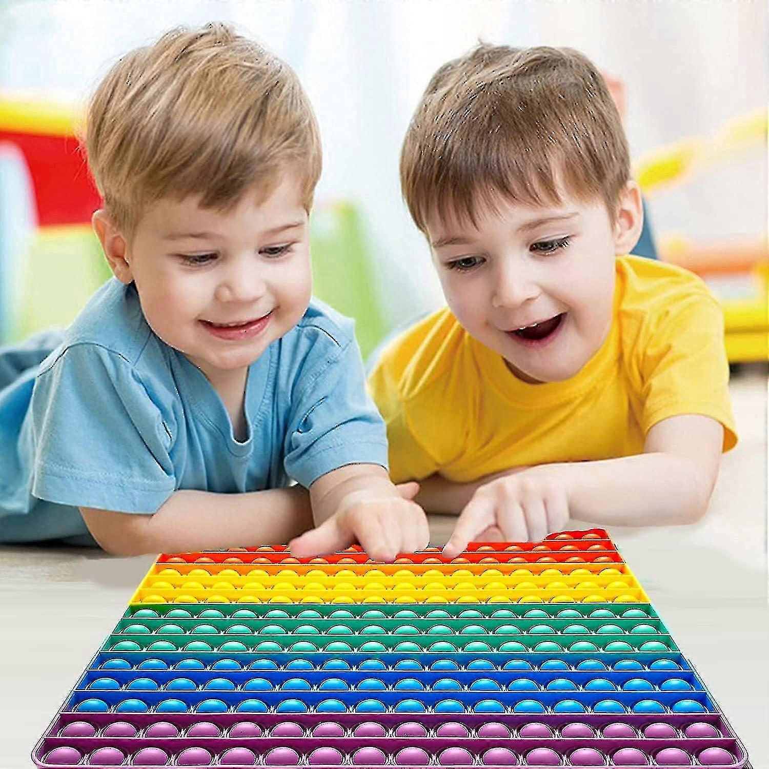 Huge Pop It Fidget Toy,big Size Push Pop 256 Sensory Fidget Toy, Big ...