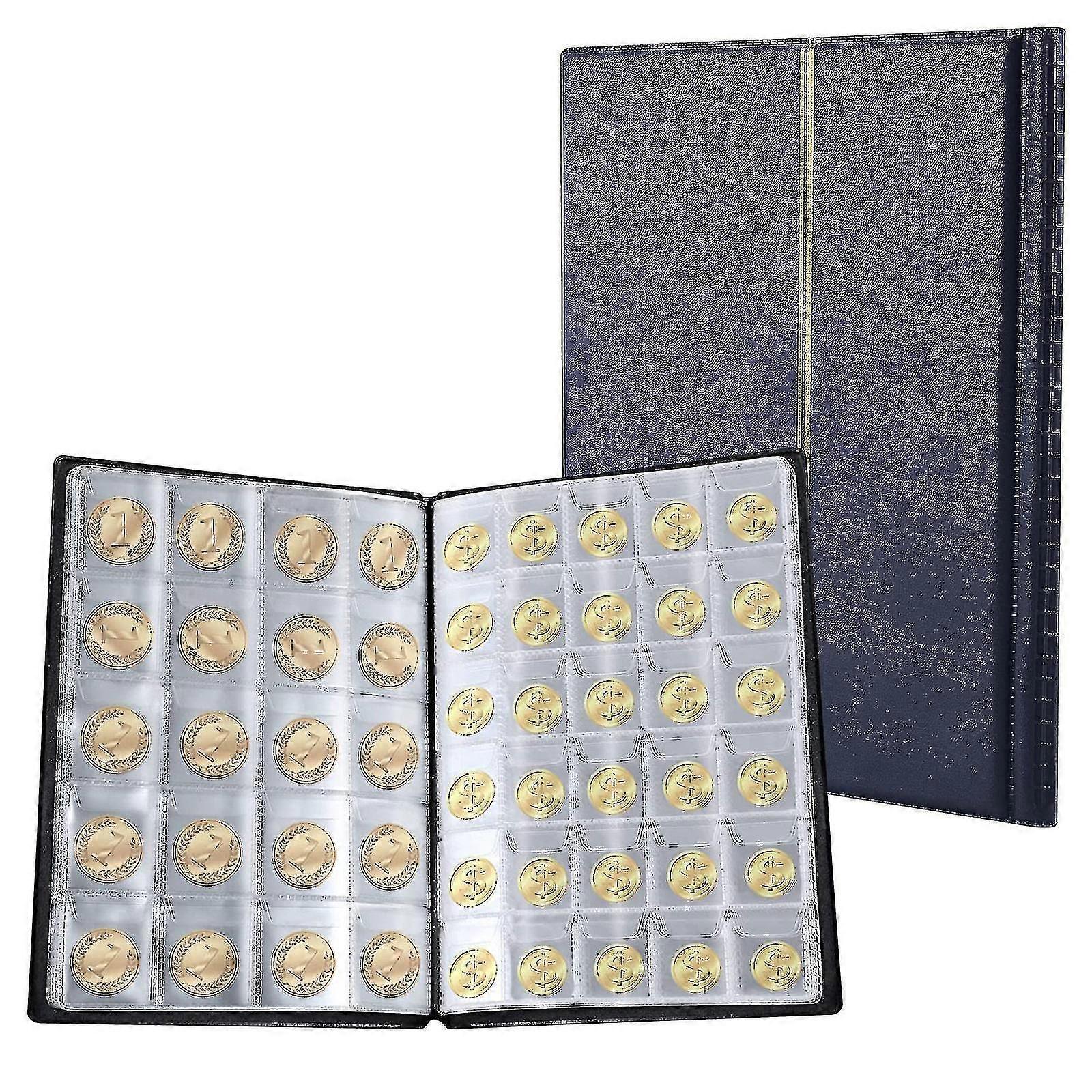 Coin Album, 250 Coin Collection Album Book, Used To Collect Coins ...