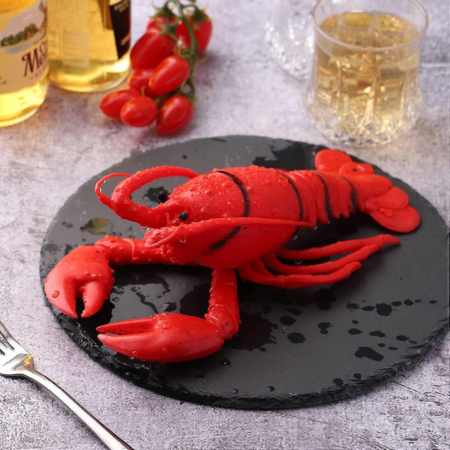 Toy Lobster Rubber,Lobster Shape Simulation Soft Rubber Model Pinch ...