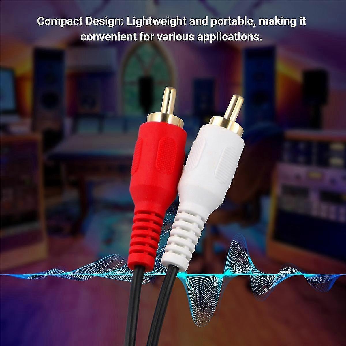 Dc3.5mm Stereo And Red White Audio Signal Balun Over Cat5/6 Cable Rj45 ...