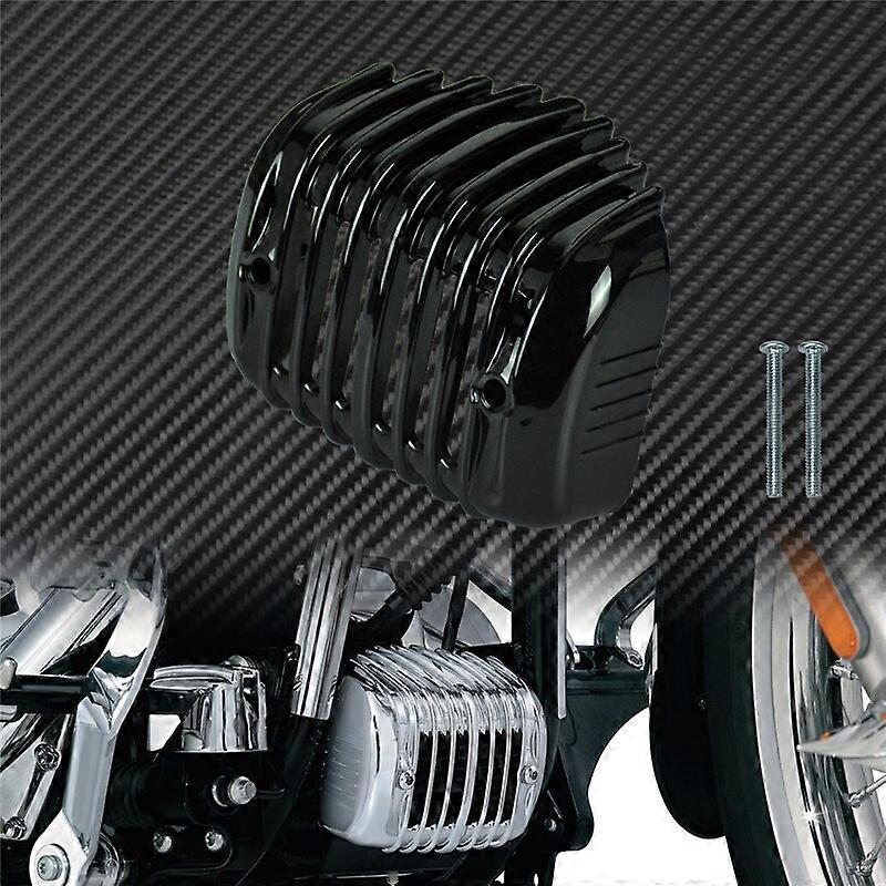 Motorcycle Voltage Regulator Cover Fairing Plastic Black/Chrome For ...