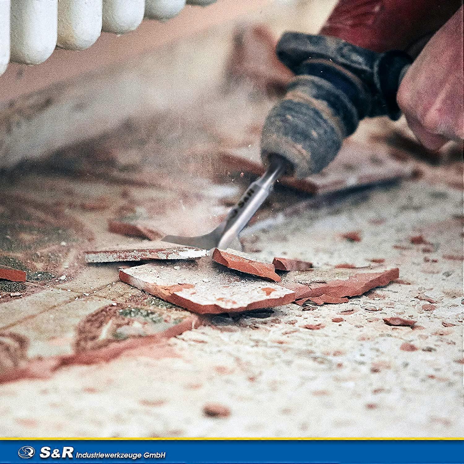 Flat chisel 165mm x 75mm Angled nose chisel Professional chisel Wide ...