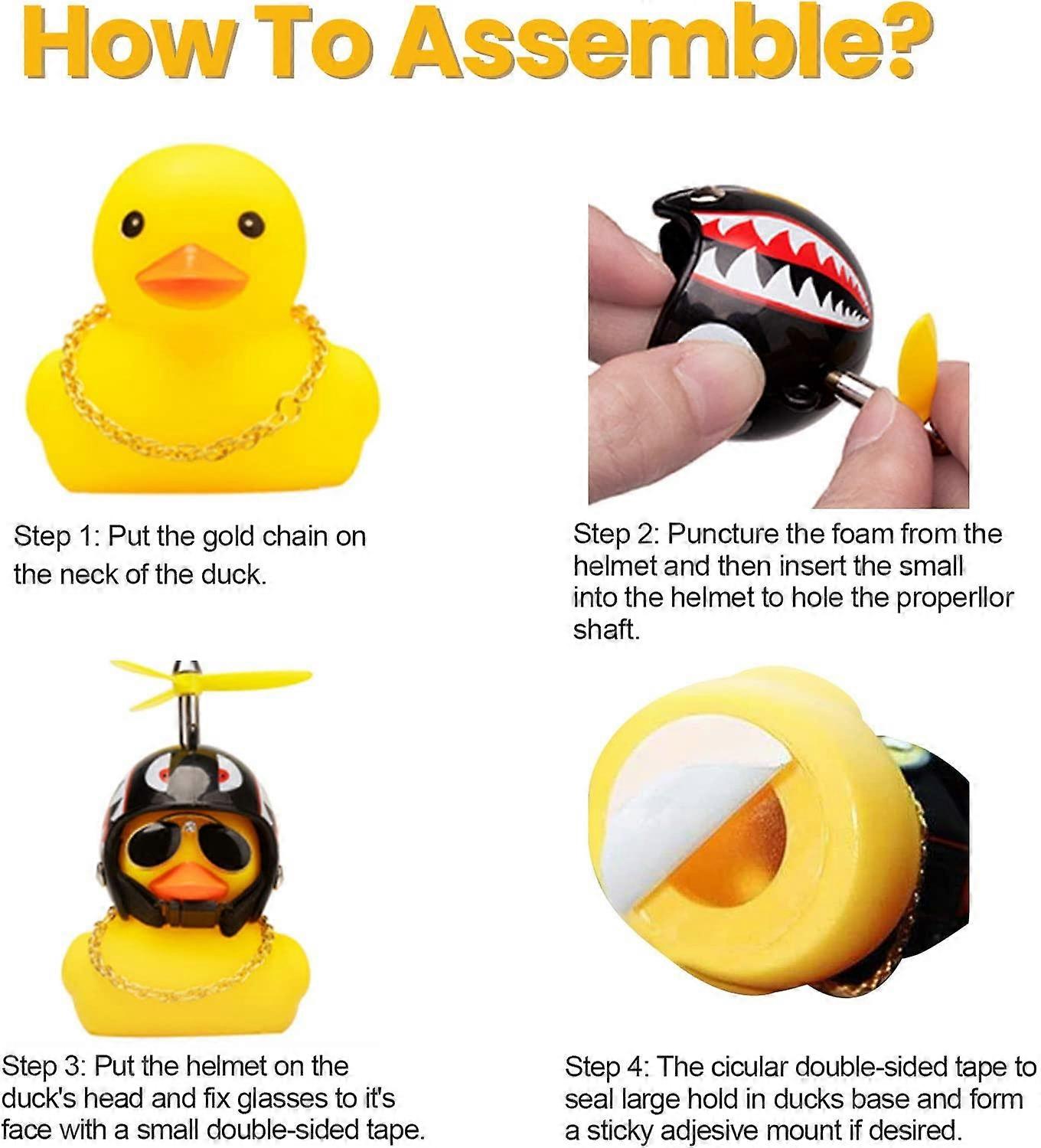 Rubber duck toy, duck car dashboard decorations, rubber duck car ...