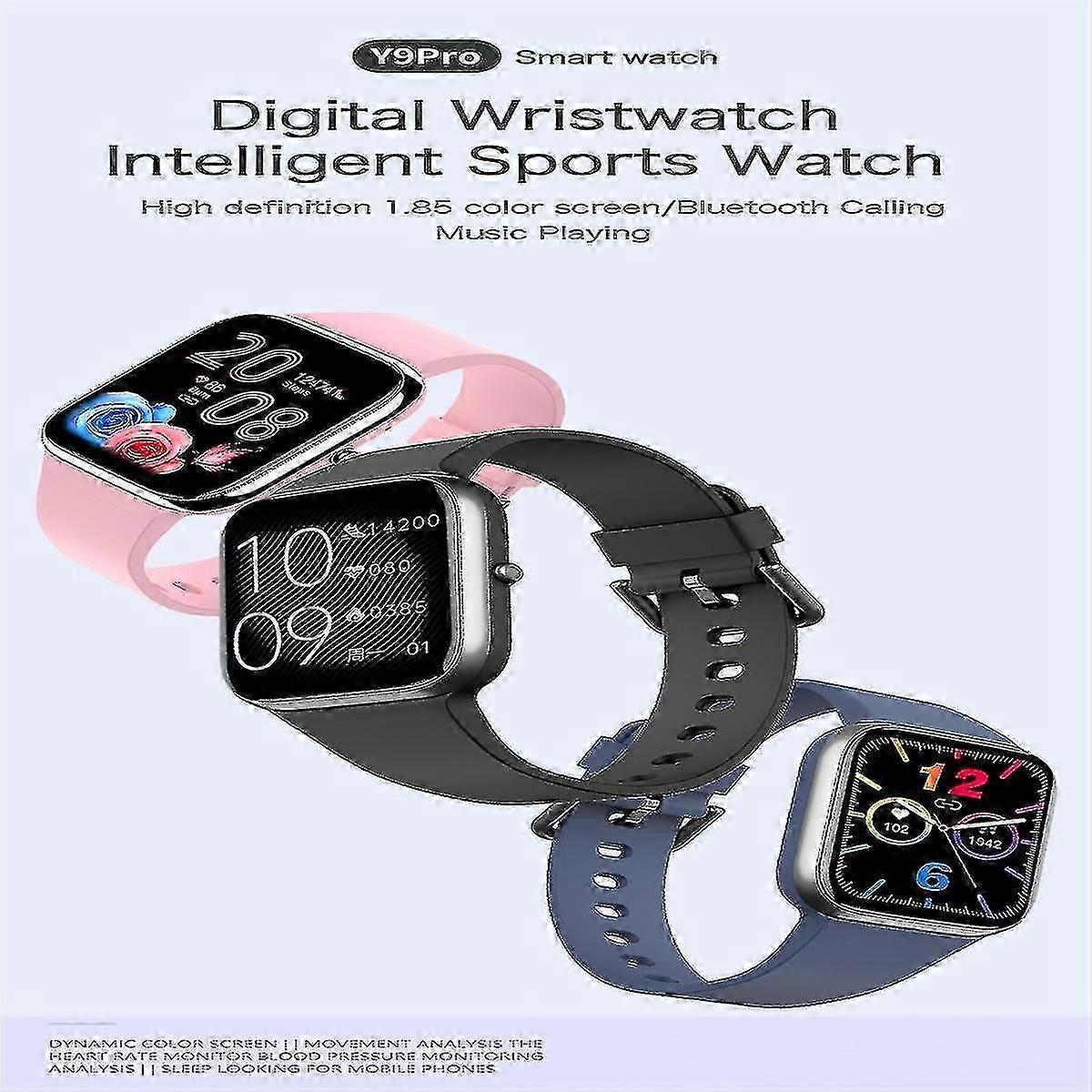 Y9 Pro 1.85 Inch Color Screen Smart Watch | Fruugo UK