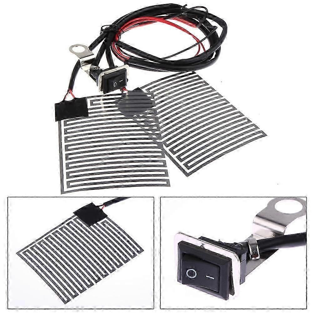Universal Heated Grips 12v Motorcycle Electric Heating Handle Kit Refit ...
