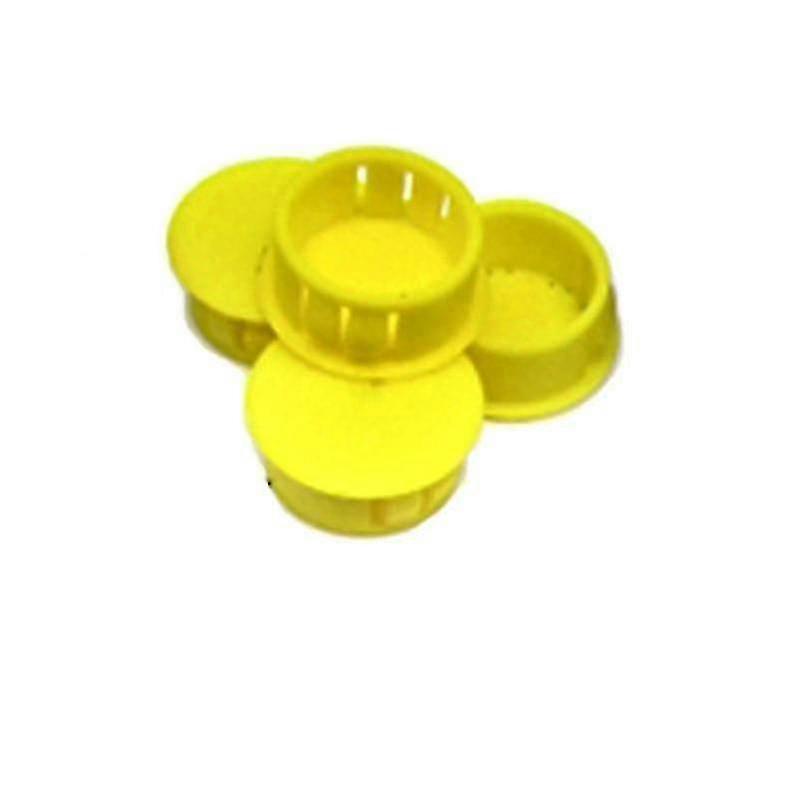 10 Pack of Round Plastic Furniture Covers with Snap-On Hole Plugs ...