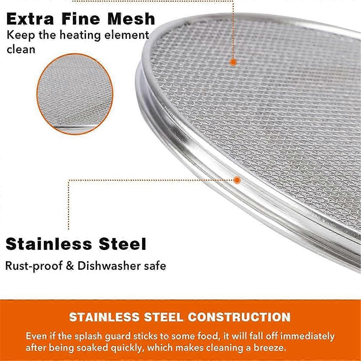 2Pcs Splatter Shield for Ninja Foodi FG551, Accessories for Ninja Foodi ...