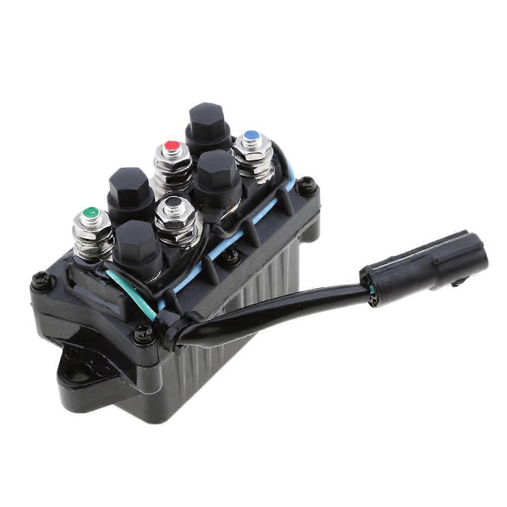 Black Power Trim Relay Box 2 Pin For 4 Stroke 40-225 Outboard Motor ...