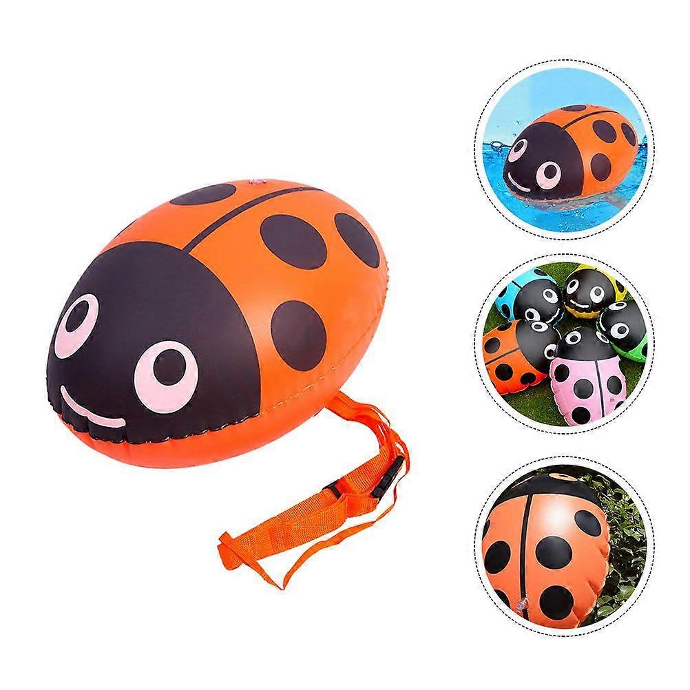 Ladybug Shaped Swim Float Buoy Safety Float Swimming Bag for Open Water ...