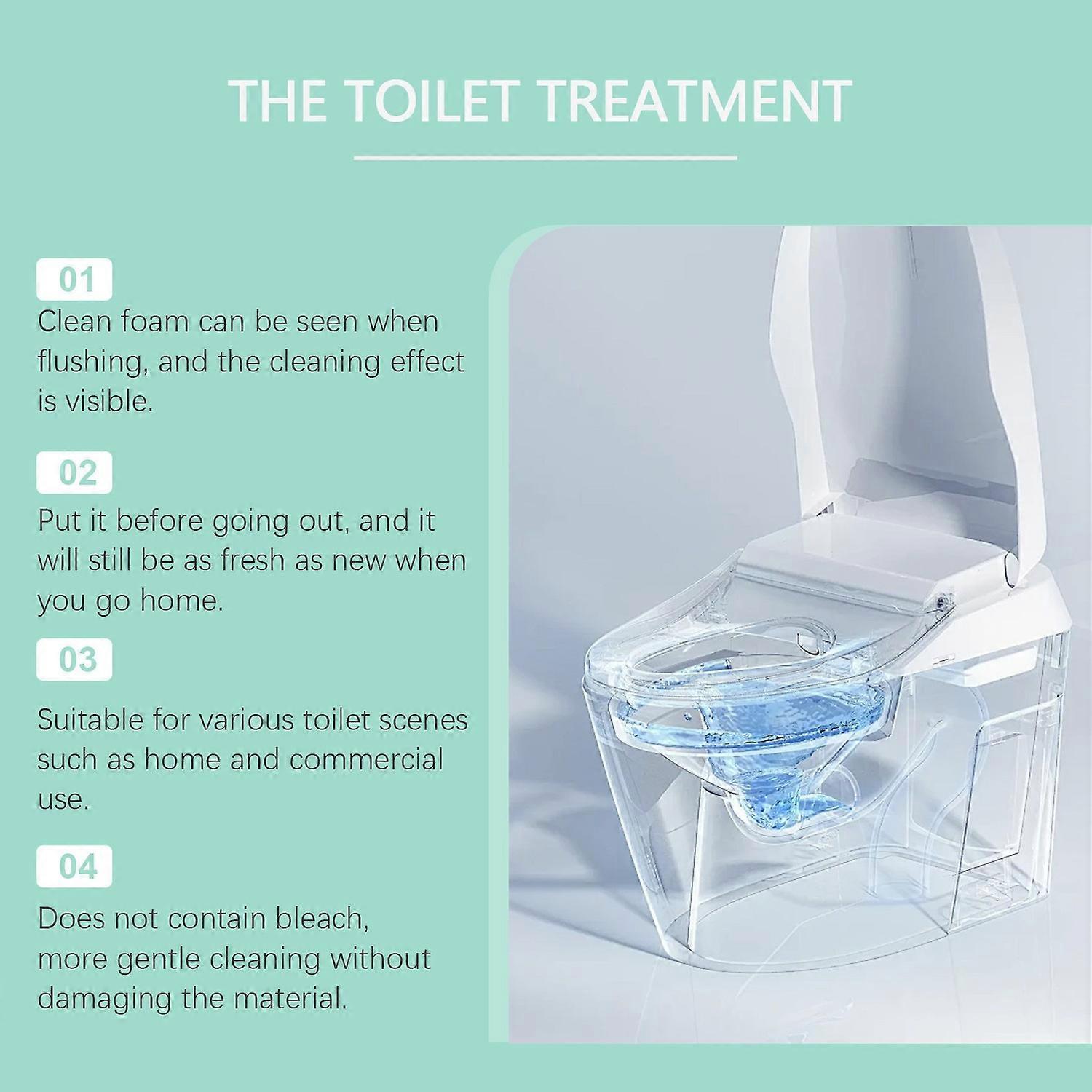 1-3x Toilet Cleaner Tank Dispenser Automatic Release Cleansing Foam to ...