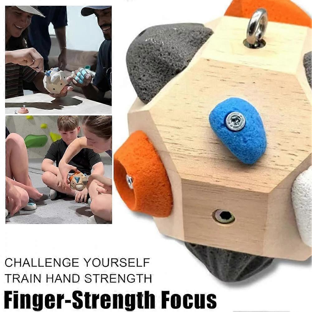 Handcrafted Boulder Block Multi-function Finger Strength Training 3D ...