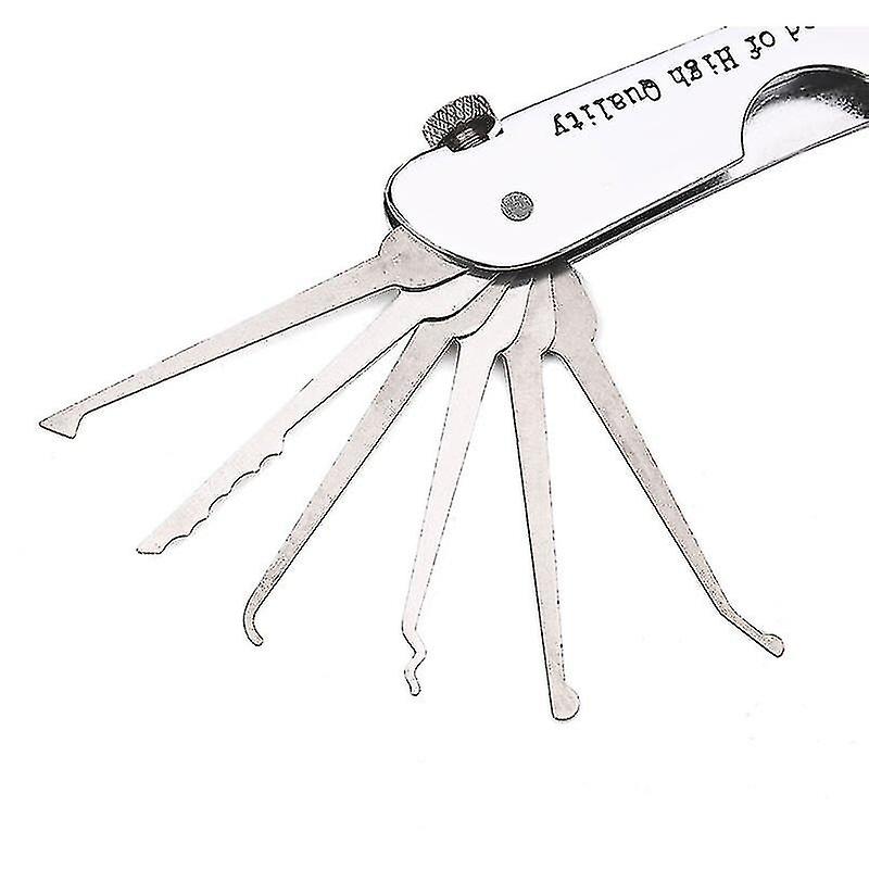 Lock Picking Set Foldable 7 In 1 Stainless Steel Lock Pick Set With ...