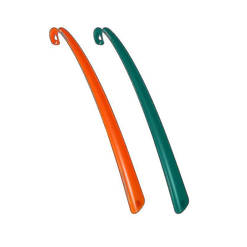 Plastic Extra Long Shoehorn Lazy Shoe Helper Long Handle Shoes Lifter ...