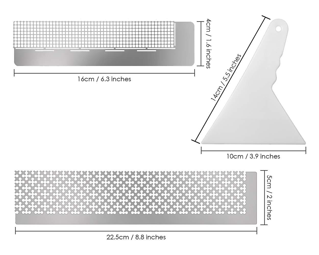 Drawing Diamond Ruler 2 Pieces Drawing Ruler and Painting Fix Tools ...