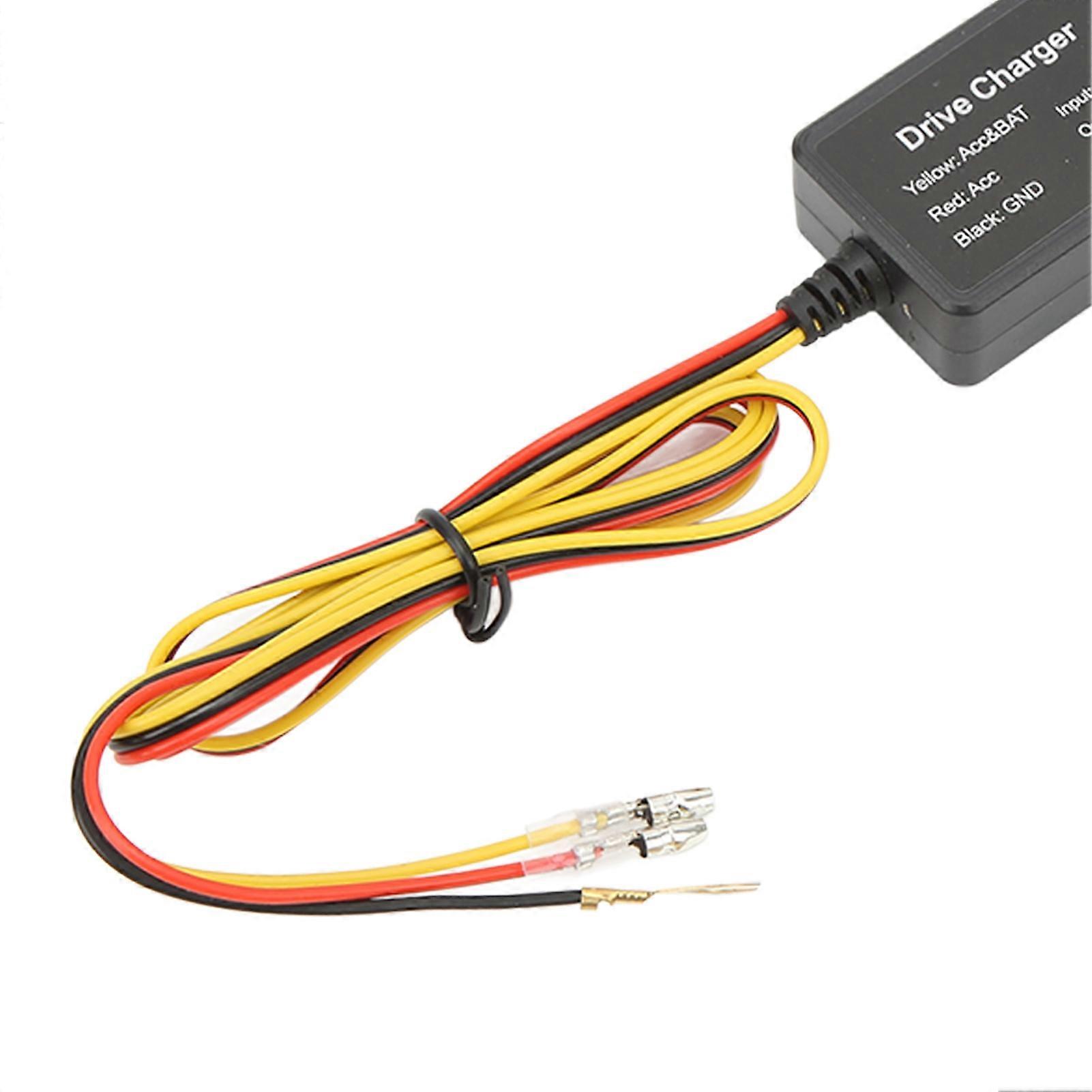 Dash Cam Hardwire Kit 12V?28V to 5V USB Adapter Overheating Protection ...