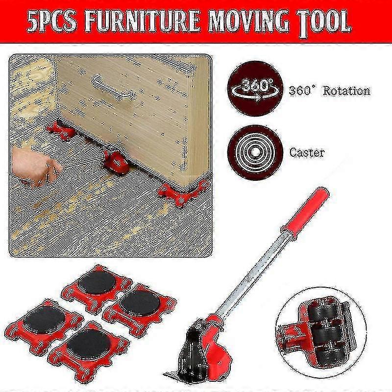 Moving Tools Furniture Mover Tool Set Heavy Stuff Transport Lifter 4 ...