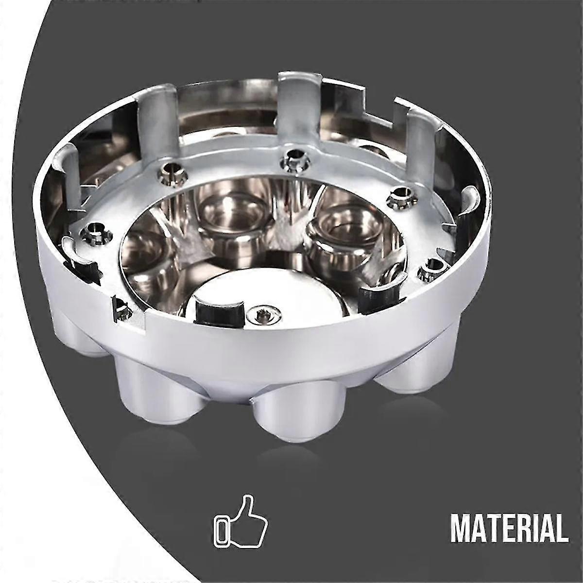 4Pcs 17Inch Wheel Hub Center Caps Chrome 8 Lug 52121450AB,52121450AD ...