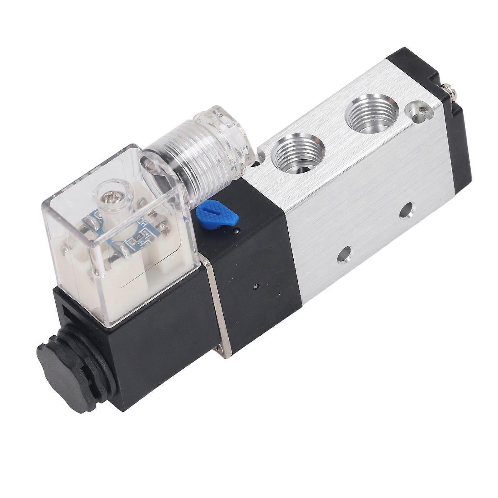 Pneumatic Solenoid Air Valve 5 Way 2 Position Internally Piloted Acting ...