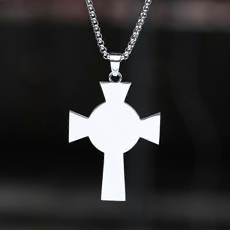 Viking Witch Celtic Cross With Knot Pendant Necklace Rune 316L ...