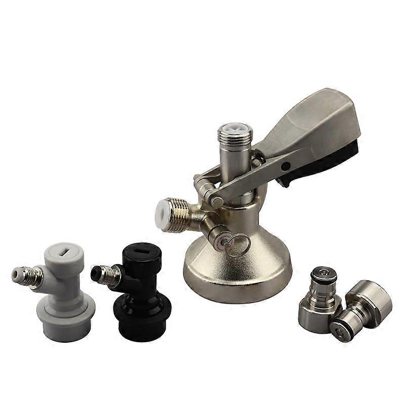 Beer Keg Tap System "G" Keg Coupler with Adjustable Beer Tap Faucet and ...