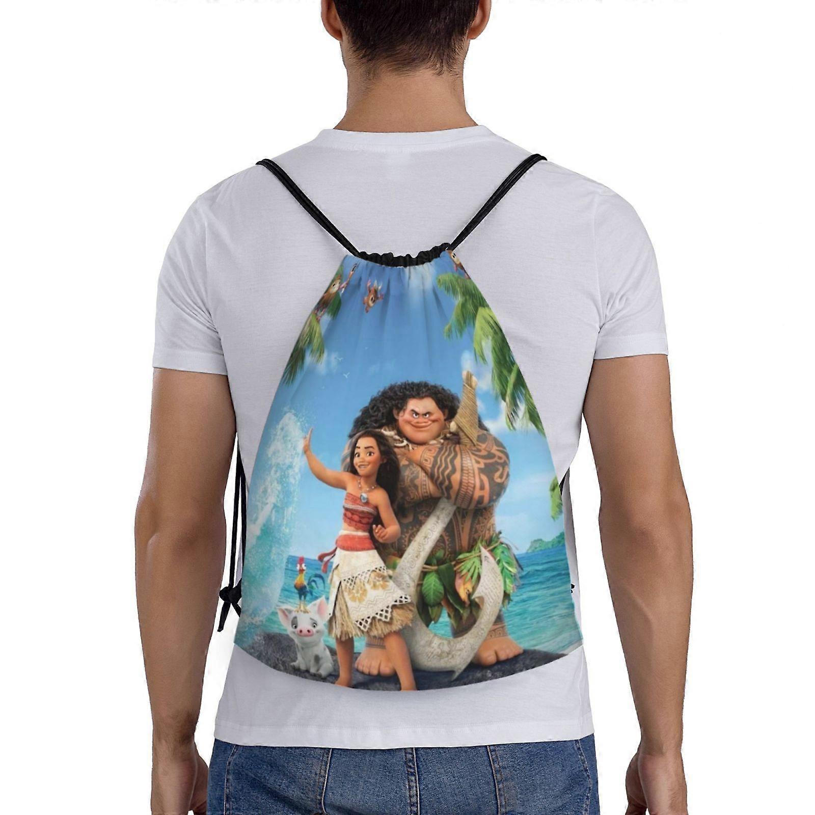 Moana (70)Drawstring Backpack Sport Gym Bag For Yoga Swimming Gymsack ...