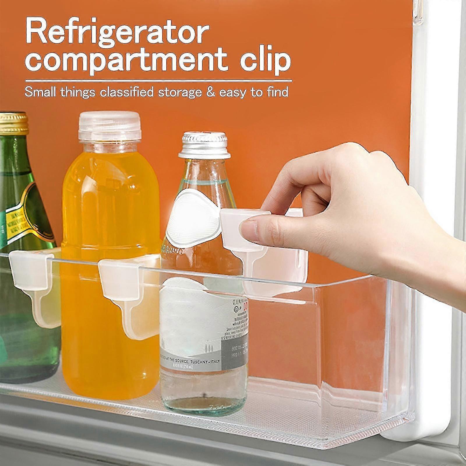 Fridge Space Allocator Refrigerator Divider Baffle Removable Buckle ...