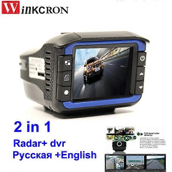 Best Car DVR Camera 2 In 1 Radar Detector Russian/ English Version 2.4 ...