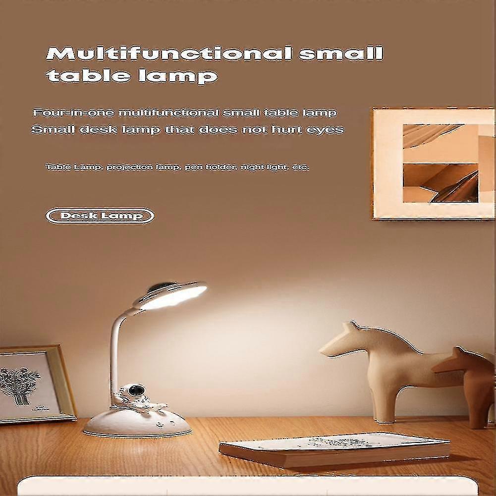 4 In1 Astronaut Projection Desk Lamp Led Nightlight Student Learning ...