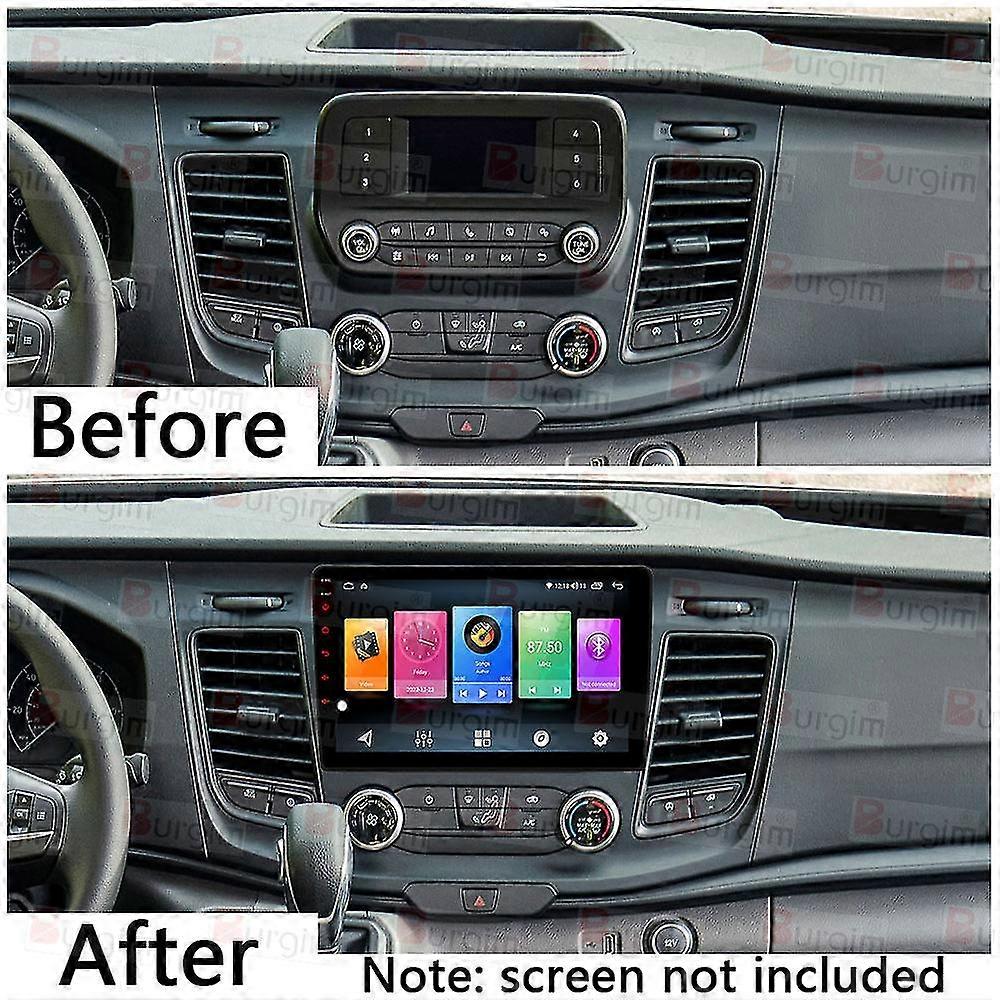 Car Radio Fascias Frame For Ford Transit Custom Transit V363 10 inch ...