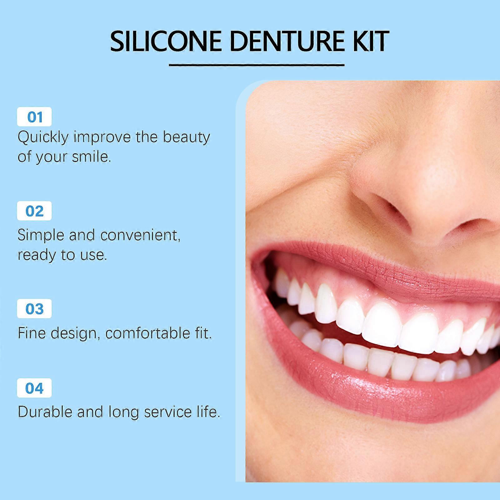 Soft Denture Reline Kit, Denture Reline Kit, Snap on Dentures Teeth ...