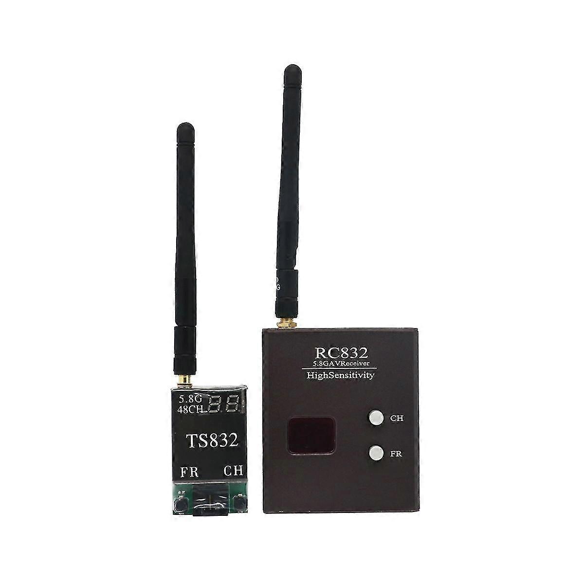 48ch 5.8g 600mw 5km Wireless Av Transmitter Ts832 Receiver Rc832 For ...