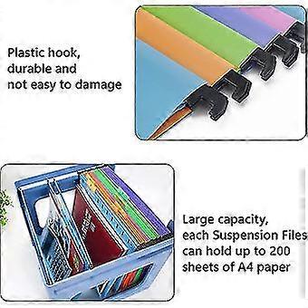 12 Pack A4 Polypropylene Hanging File Folders With Tabs And Card ...
