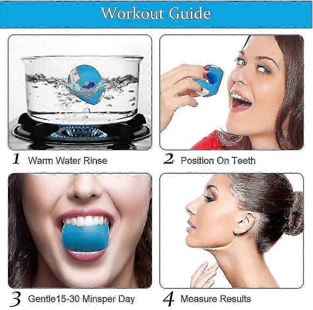 Jaw Training Device, Double Chin Exerciser, Jawline Shaper, Facial ...